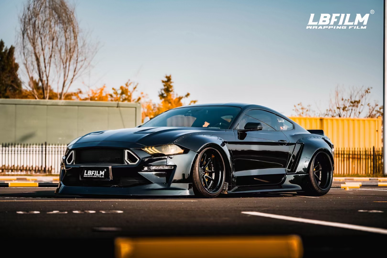 福特野马LB-LBFILM漆面保护膜，怕喷漆，选LB - 哔哩哔哩