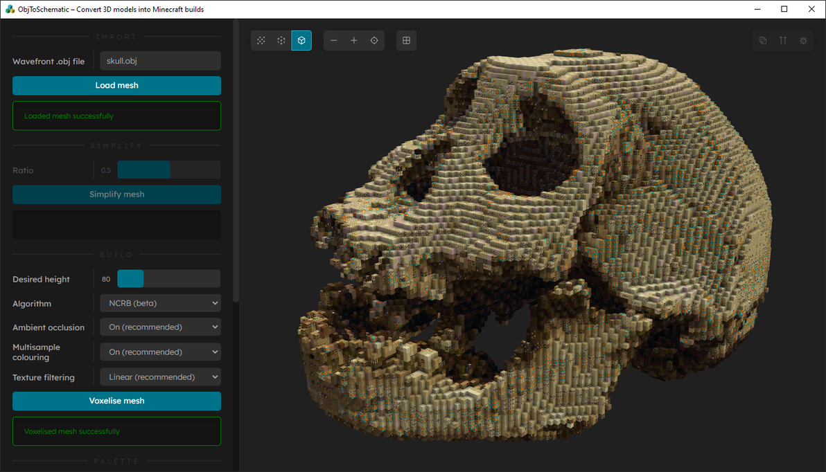 Minecraft次世代模型导入工具|ObjToSchematic - 哔哩哔哩