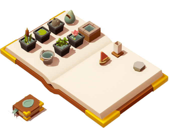 Gacha Garden图鉴,每个币种((三角)金币,银币,铜币,水滴币,树叶币)对应的图鉴 哔哩哔哩