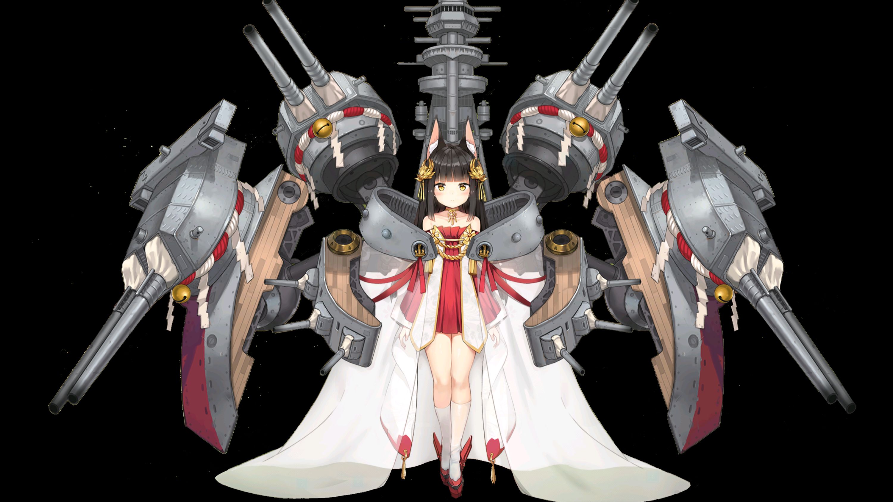 【碧蓝航线】自制长门动态立绘 - 哔哩哔哩