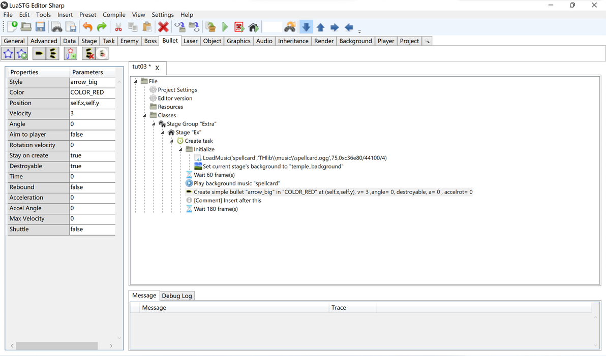 从零开始上手LuaSTG#3:如何制作“开花”弹幕和“风车”弹幕 - 哔哩哔哩