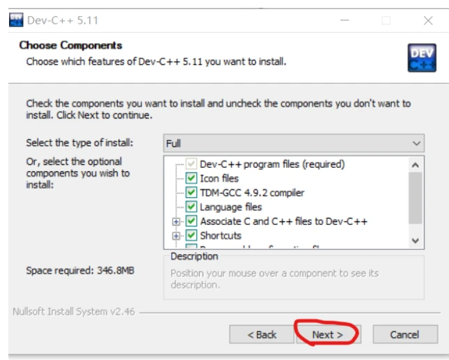 Dev C++ 5.11安装教程（详细图文，含安装包） - 哔哩哔哩