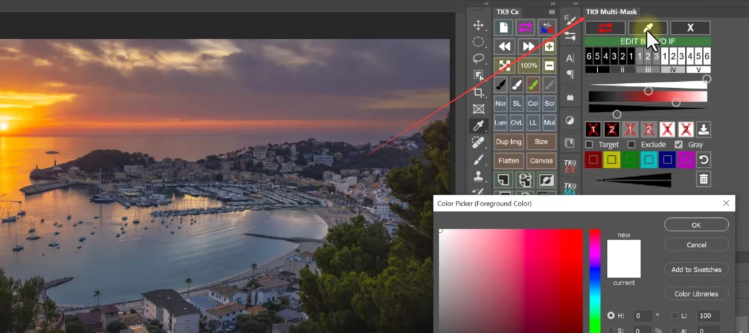 TK9最强PS亮度蒙版扩展插件！PS必装插件之一！ - 哔哩哔哩