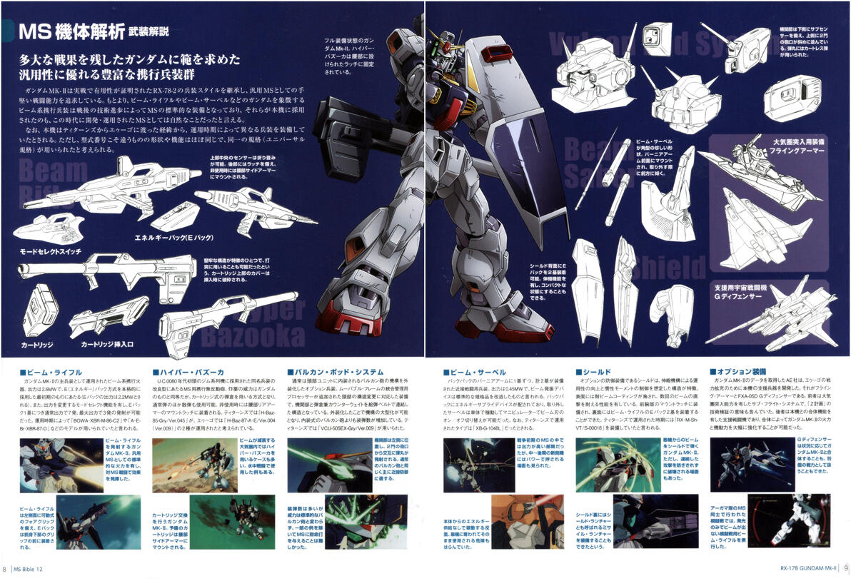 【一曰Acg】Gundam MS Bible 高达MS圣经 第012期 RX-178 高达Mk-Ⅱ 爱玛·辛 日文原版 - 哔哩哔哩