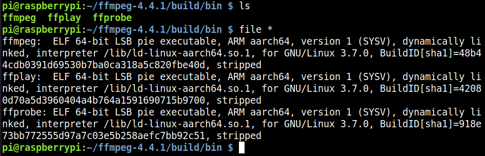 为Raspberry Pi 64bit OS编译可硬件加速的FFmpeg(arm64) - 哔哩哔哩