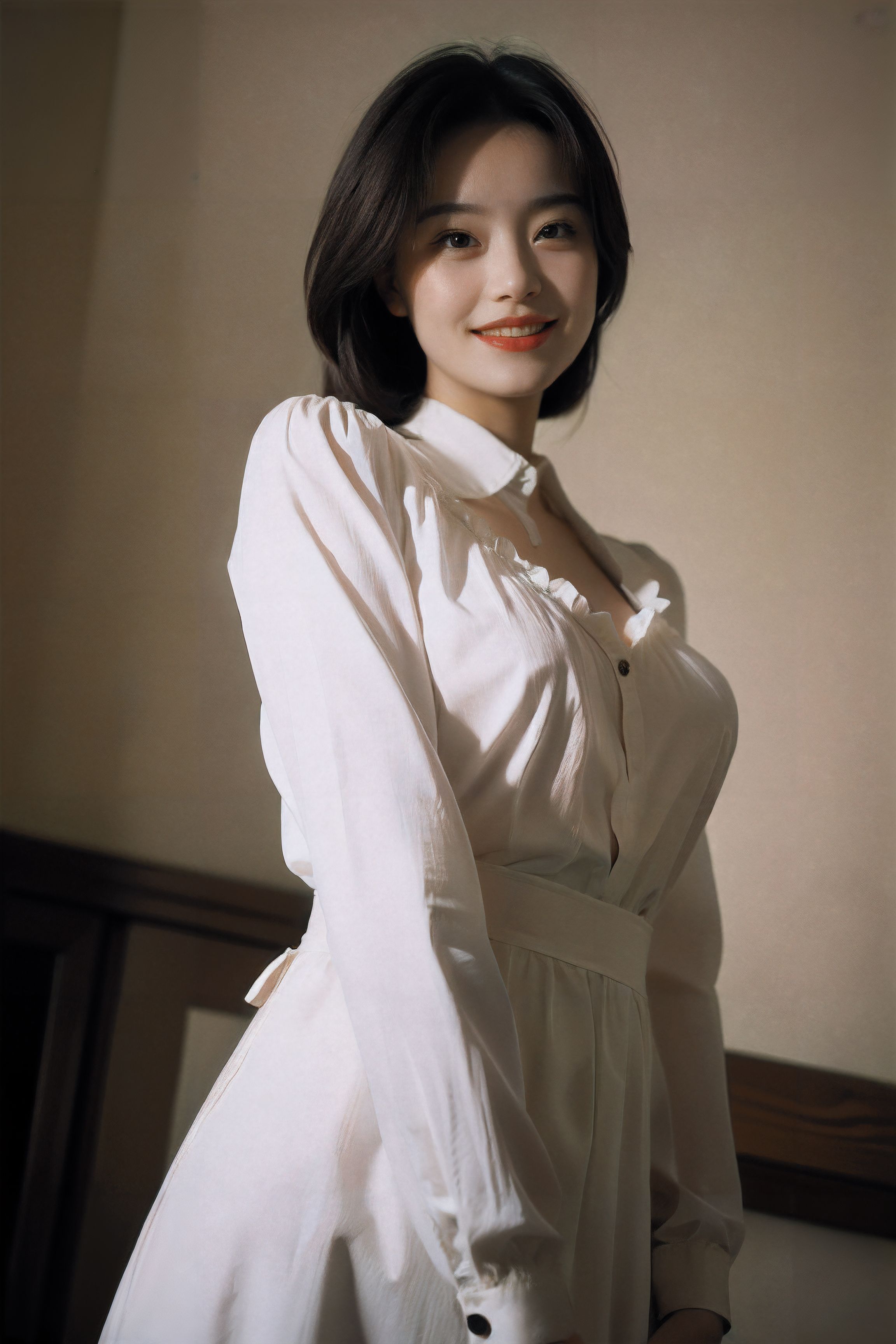 【AI绘画】真人美女 ！！ - 哔哩哔哩