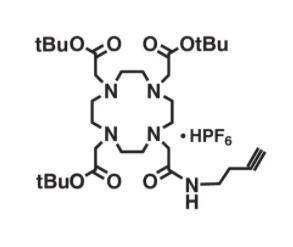 Butyne-DOTA-tris(t-butyl ester)，2125661-54-1的化学式：C32H57N5O7·HPF6 - 哔哩哔哩