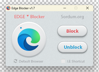 一键冻结Edge浏览器 Edge Blocker - 哔哩哔哩