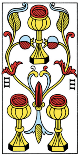 马赛塔罗牌 圣杯2~10 - 哔哩哔哩