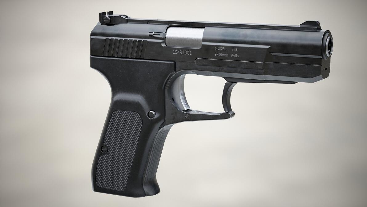 国产77B/77B2型9mm手枪 - 哔哩哔哩