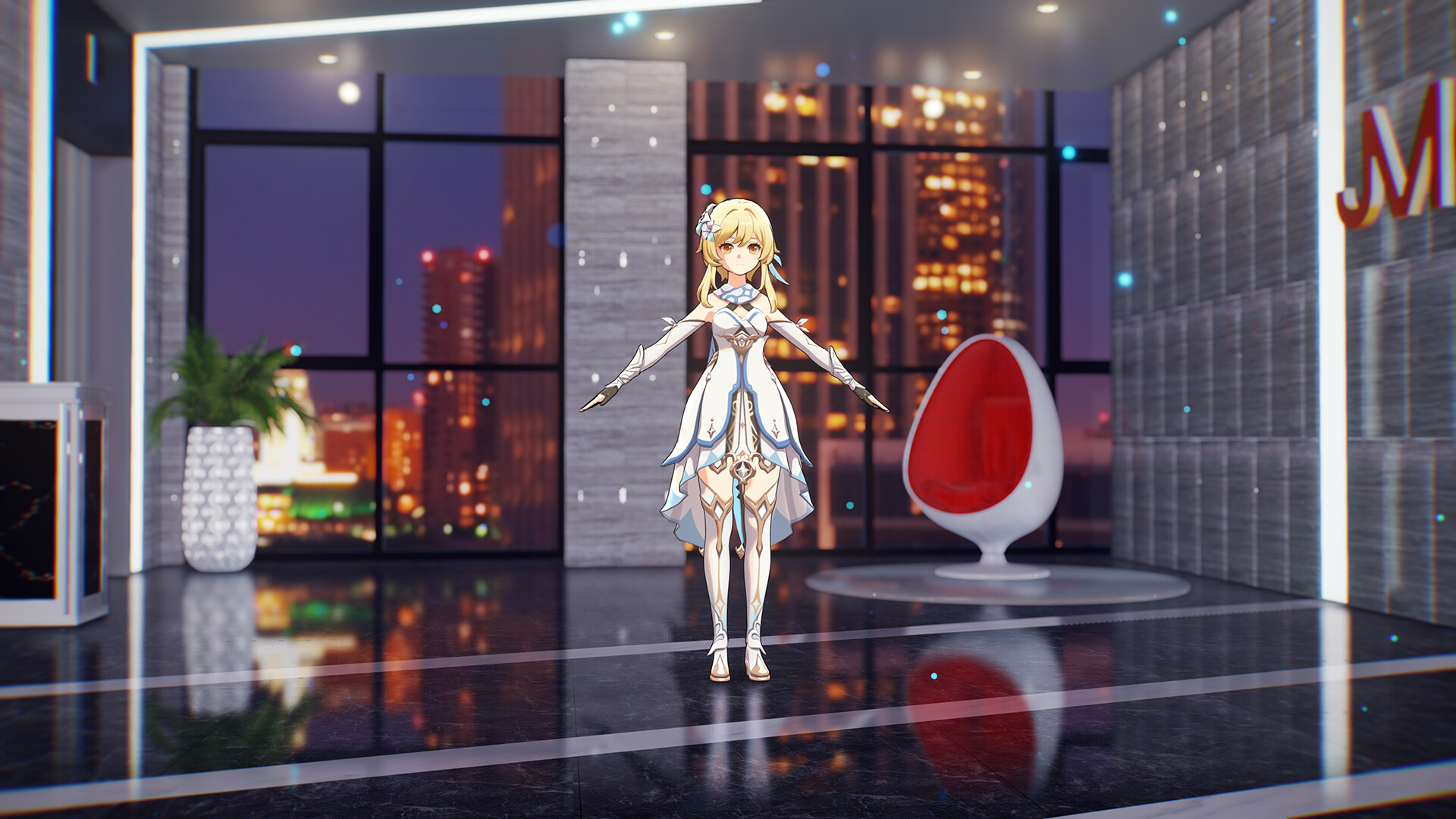 【MMD】如何用ray渲与MMDGenshin仿原神渲染相结合教程及已知出现问题解决方法。 - 哔哩哔哩