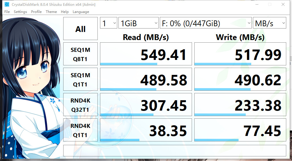只要150的原厂固态——铠侠TC10 480G简测，以及和西数闪迪SATA固态的简单对比 - 哔哩哔哩