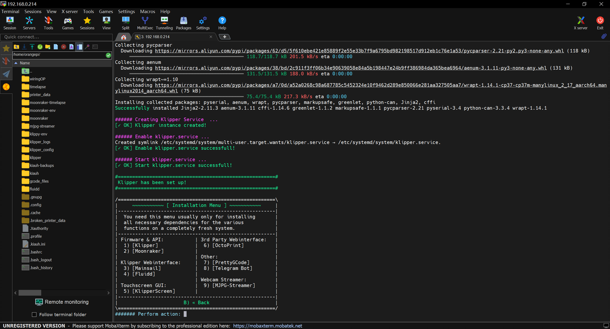 香橙派zero2 KLIPPER最全安装教程（安装篇） - 哔哩哔哩
