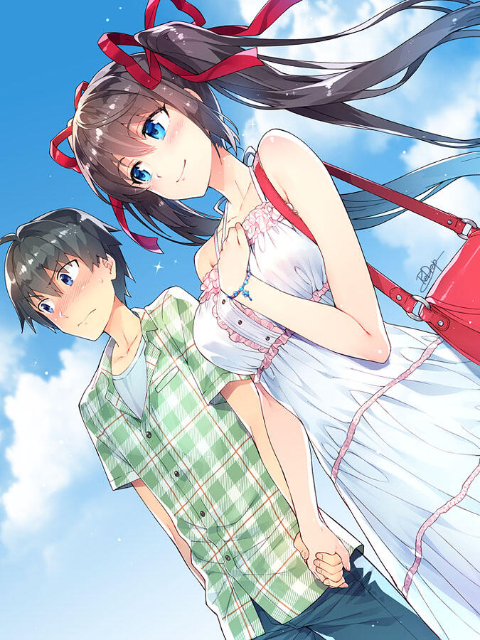 【P站画师】日本画师ReDrop的插画作品 - 哔哩哔哩