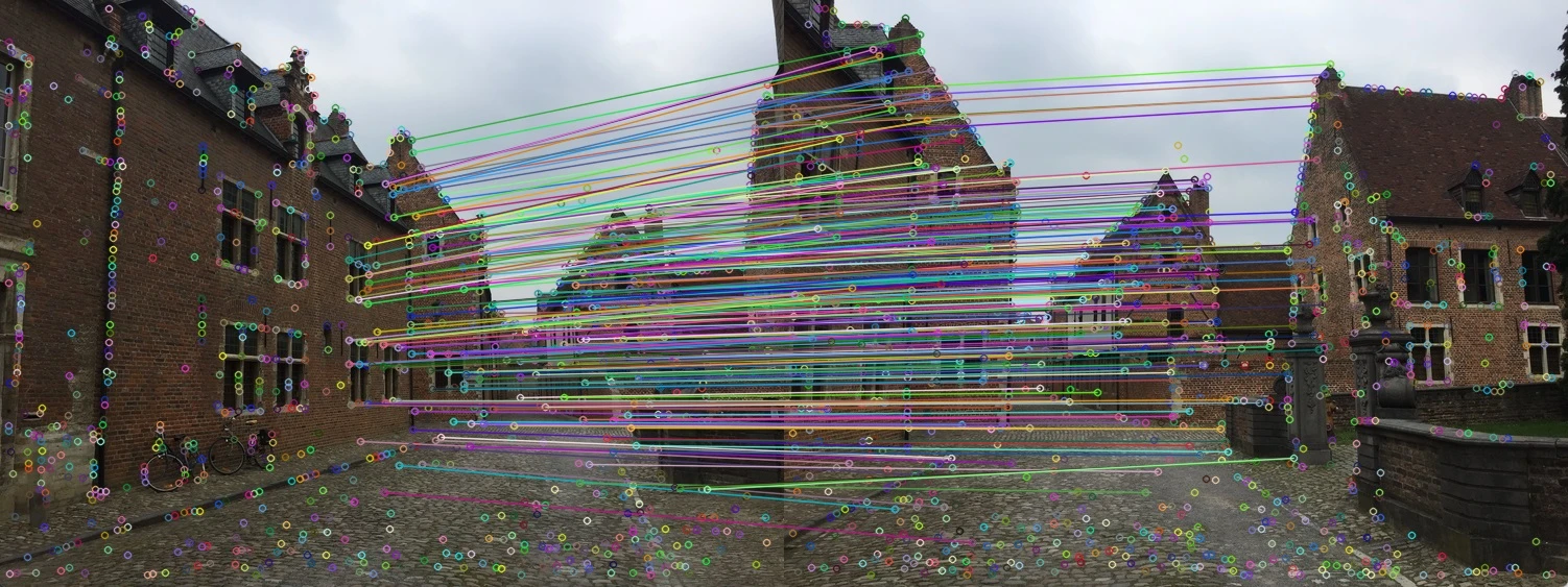 SuperPoint&LightGlue | 深度学习特征提取和匹配算法助力更精准的图像拼接。 - 哔哩哔哩