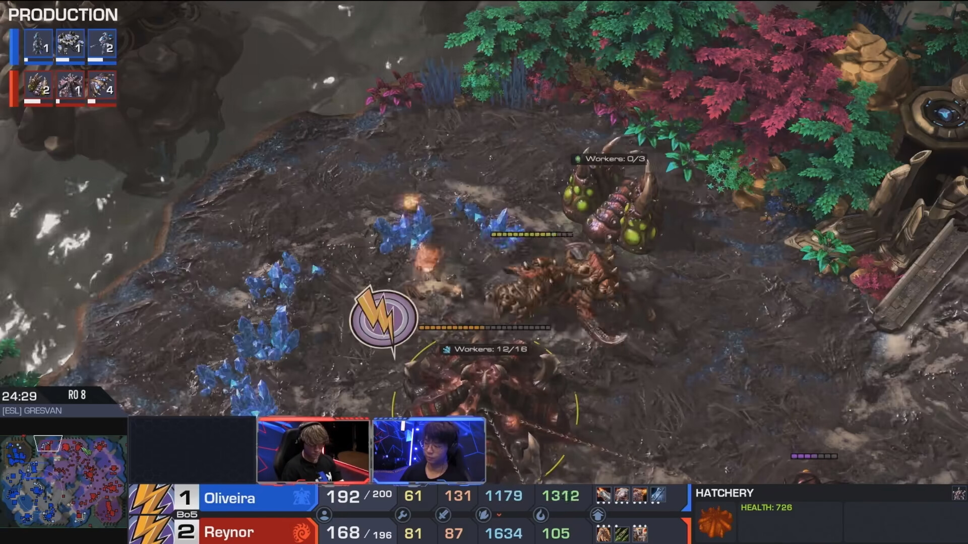 一文教你看懂SC2世界冠军国手李培楠（Oliveira）的比赛录像 - 哔哩哔哩