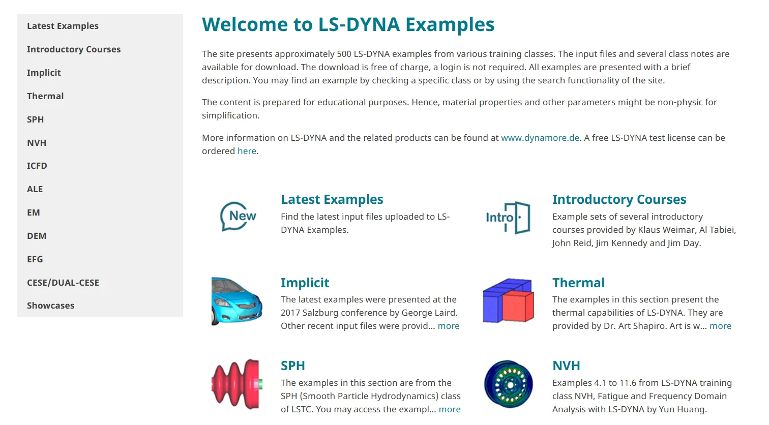 Ls Dyna官方资料集合 哔哩哔哩