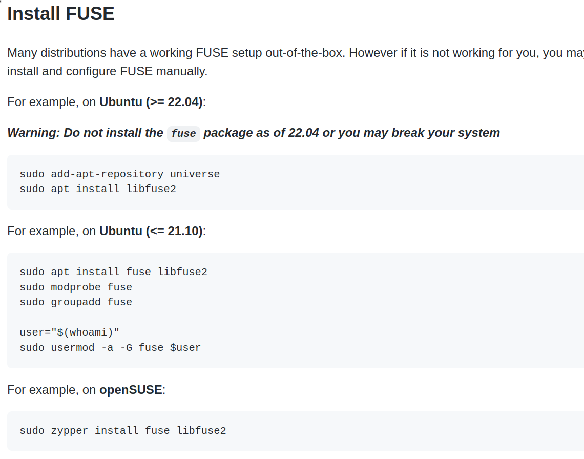 ubuntu安装AppImage运行环境；UBUNTU运行AppImage报错解决办法 - 哔哩哔哩
