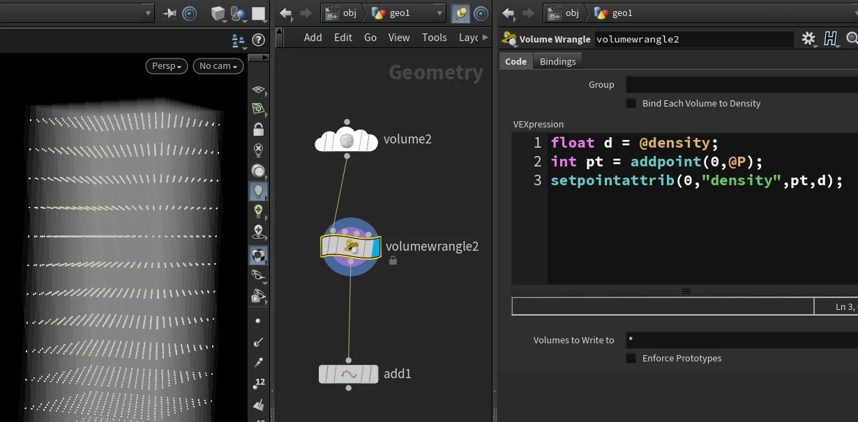 [Houdini] Volume Wrangle - 哔哩哔哩