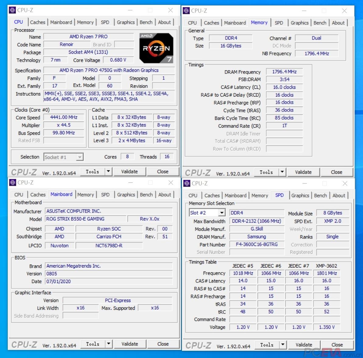 Zen 2架构APU：锐龙7 PRO 4750G处理器评测 - 哔哩哔哩