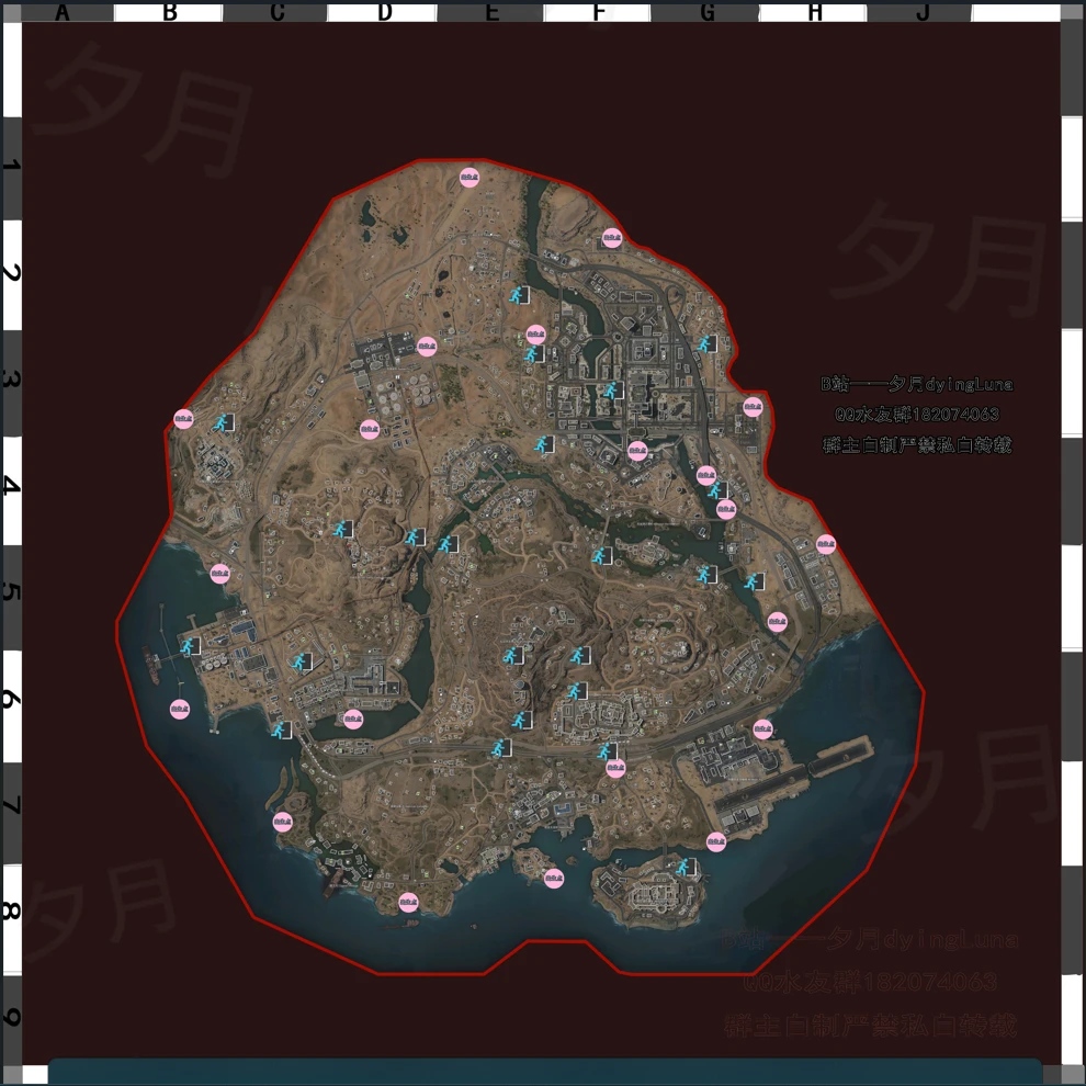 【战区2/使命召唤19/dmz模式】 阿马兹拉撤离点与出生点地图 自制 - 哔哩哔哩