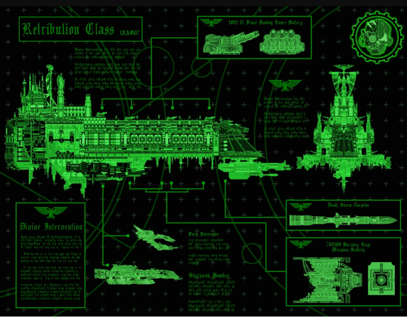 【战锤40K】报应级战列舰 - 哔哩哔哩
