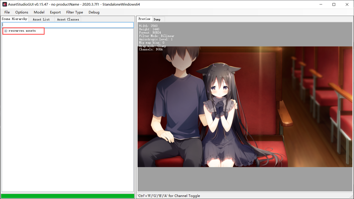 【galgame】关于GARbro与AssetStudioGUI的提取食用方法 - 哔哩哔哩