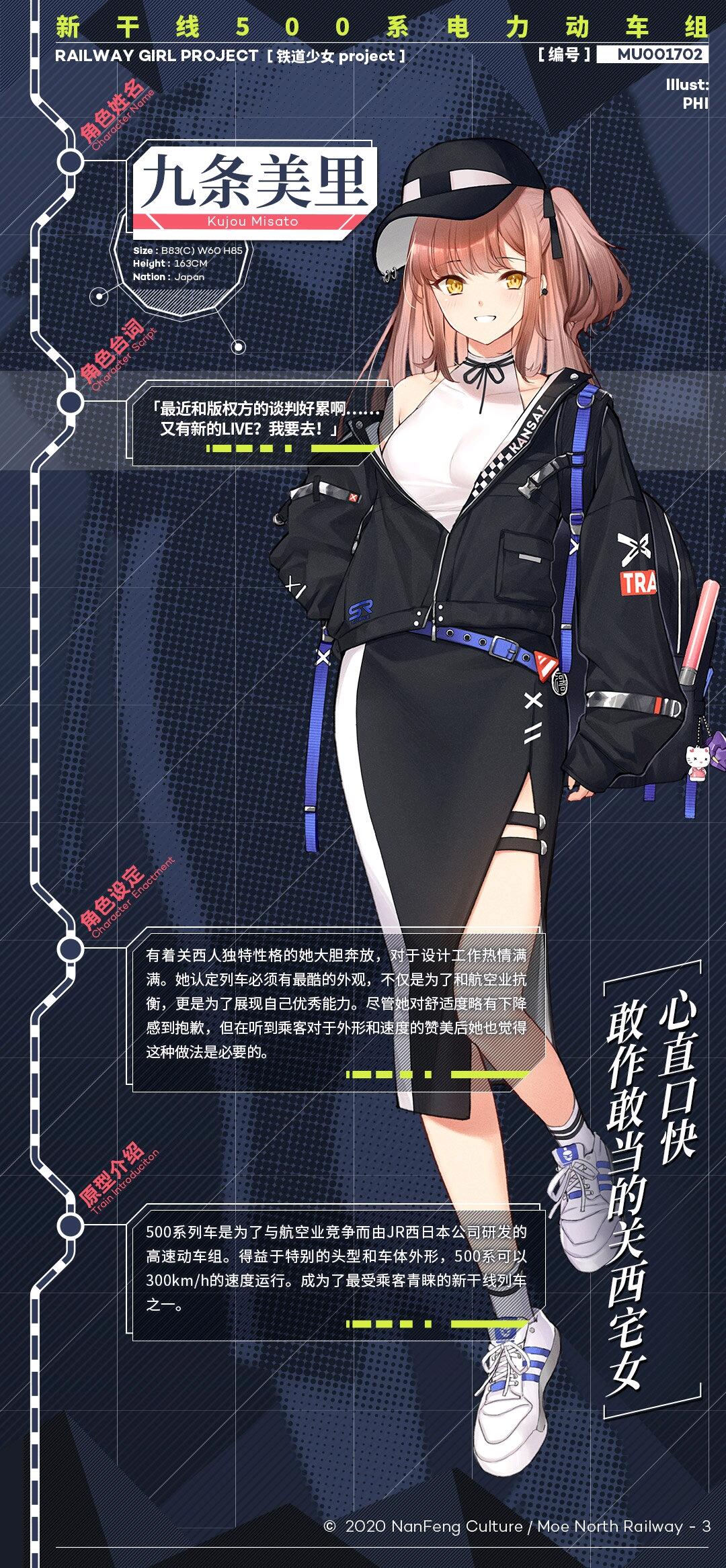 铁道少女project 人物角色介绍图总计（闲的蛋疼）动车篇 - 哔哩哔哩