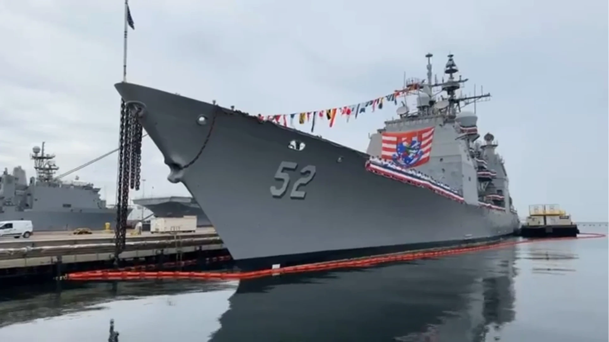 老兵永不死只是渐凋零，美海军提康德罗加级导弹巡洋舰邦克山号(CG-52)正式退役 - 哔哩哔哩
