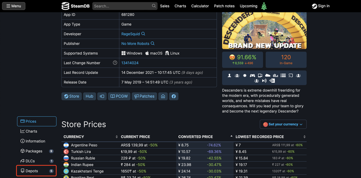 [Descenders]如何使用Depot Downloader下载任意版本的steam游戏 - 哔哩哔哩