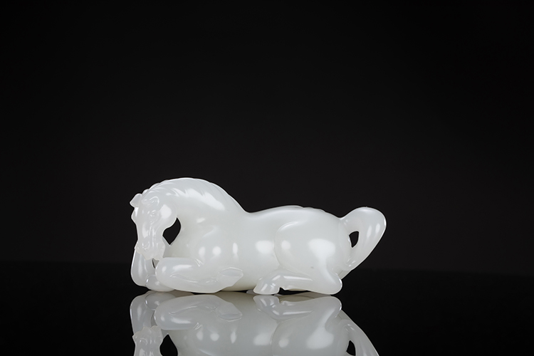 和田籽料 洒金皮 马到成功 名家之作 - 哔哩哔哩