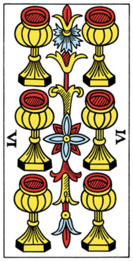马赛塔罗牌 圣杯2~10 - 哔哩哔哩