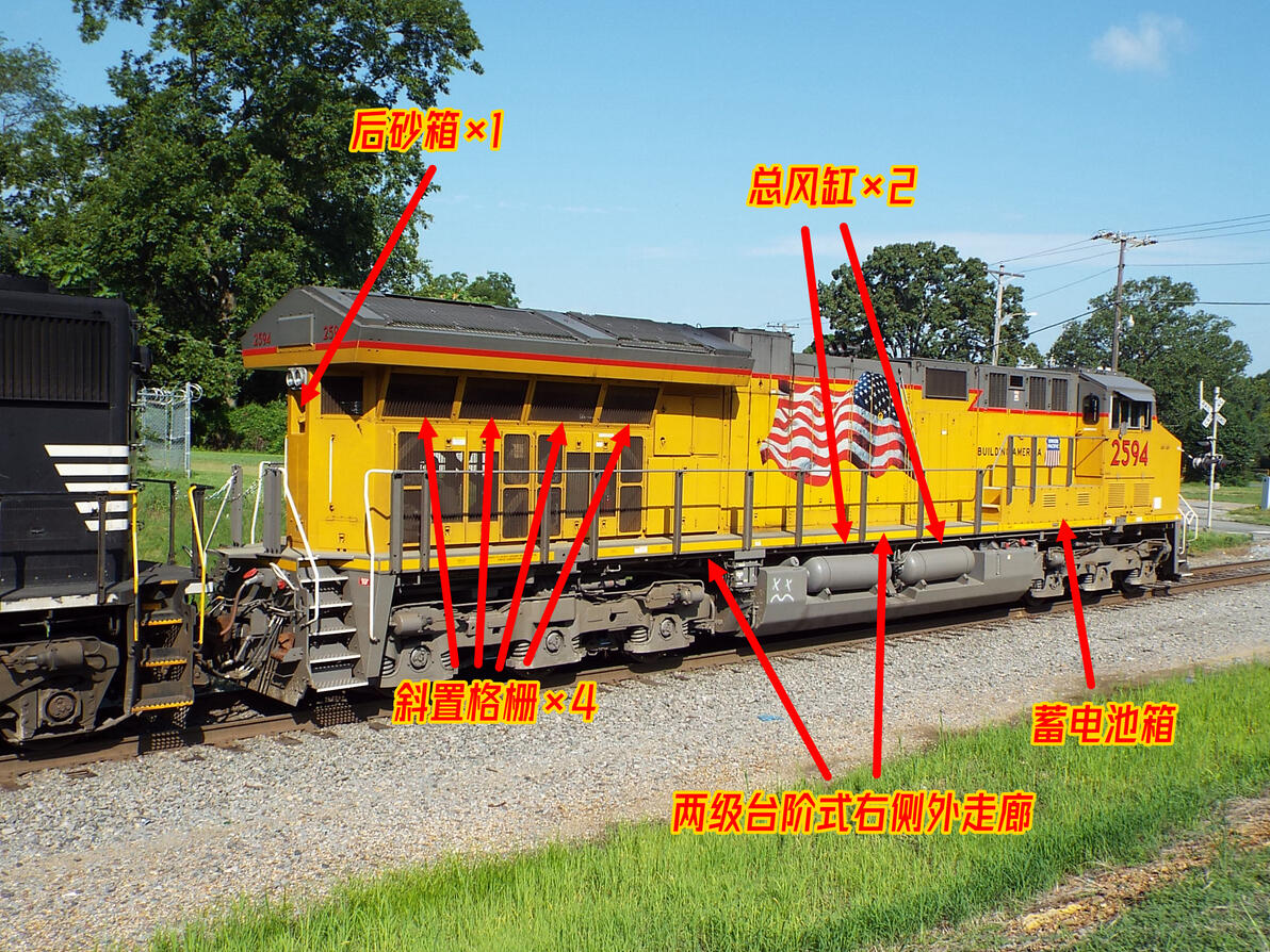 【科普】不得不降功率运用的“AC6000CW”——美国联合太平洋铁路C60(44)AC型内燃机车 - 哔哩哔哩