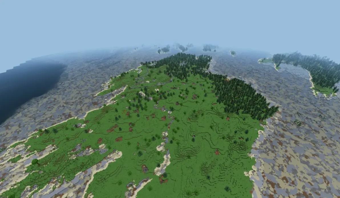 [Minecraft]1:1000尺寸世界地图 - 哔哩哔哩