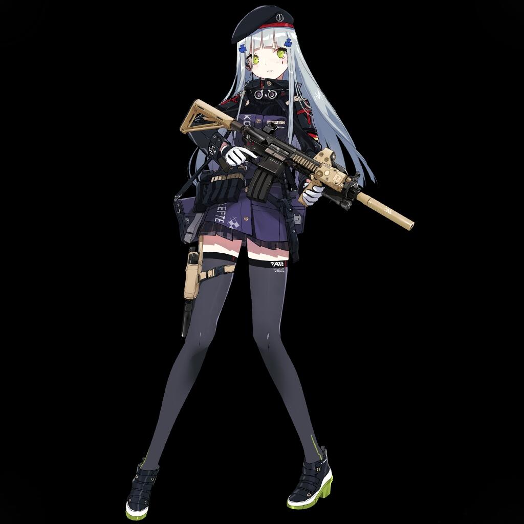 《少女前线》战术人形HK416 - 哔哩哔哩