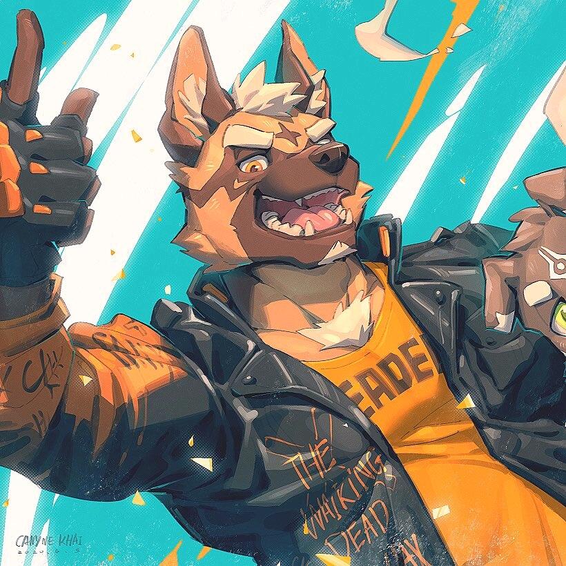 Furry图片转载 Twitter作者:CanyneKhai.1 - 哔哩哔哩