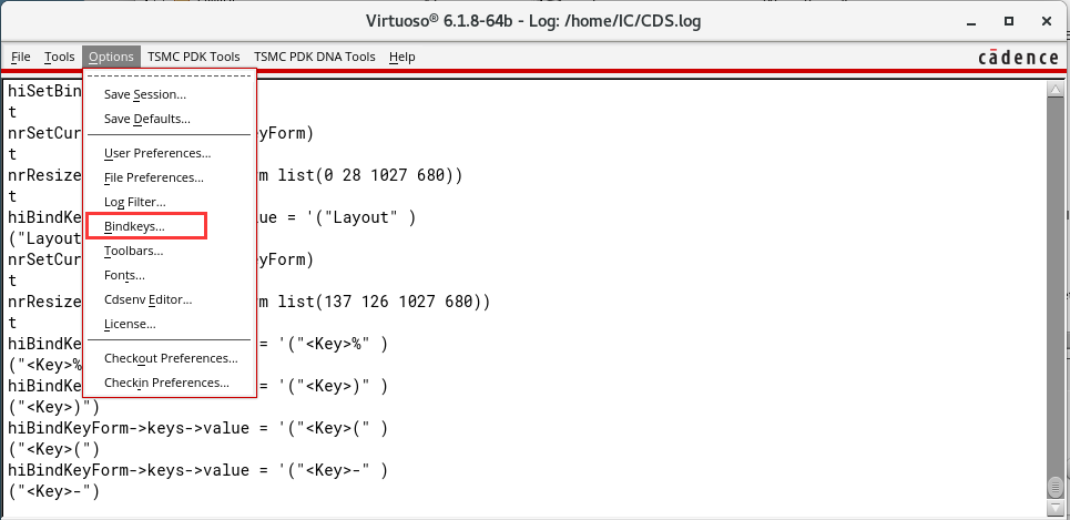 virtuoso如何load skill脚本并设置快捷键bindkey - 哔哩哔哩