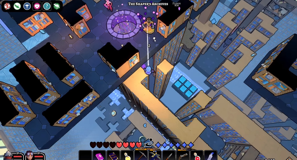 俯视角游戏如何进行纵深设计？《Dead Ink》塑造坠楼感《GateDelvers》构建多层次空间 - 哔哩哔哩