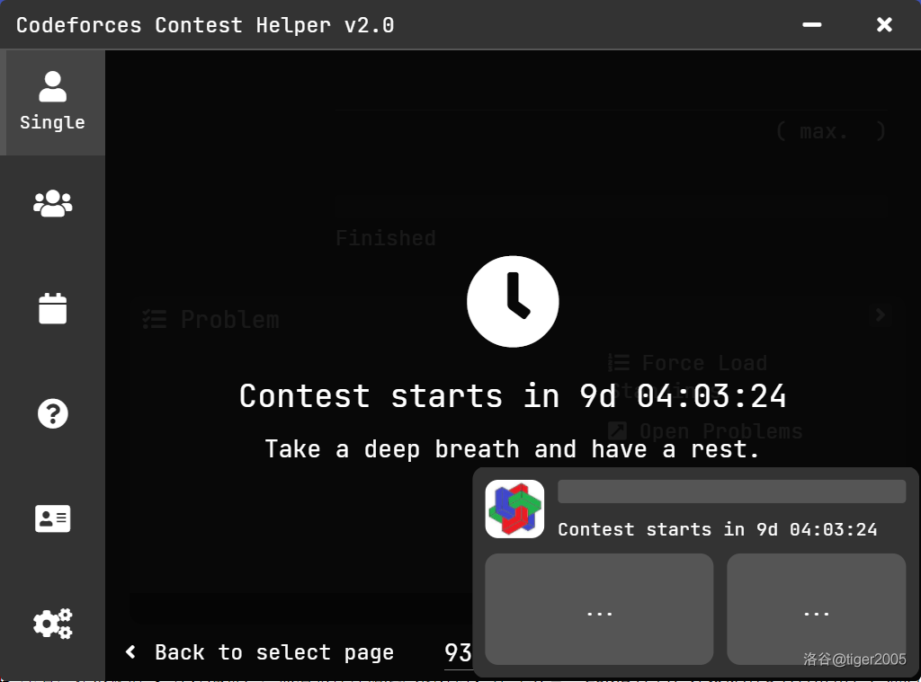 Codeforces Contest Helper v2：解决 CF 比赛需求 - 哔哩哔哩