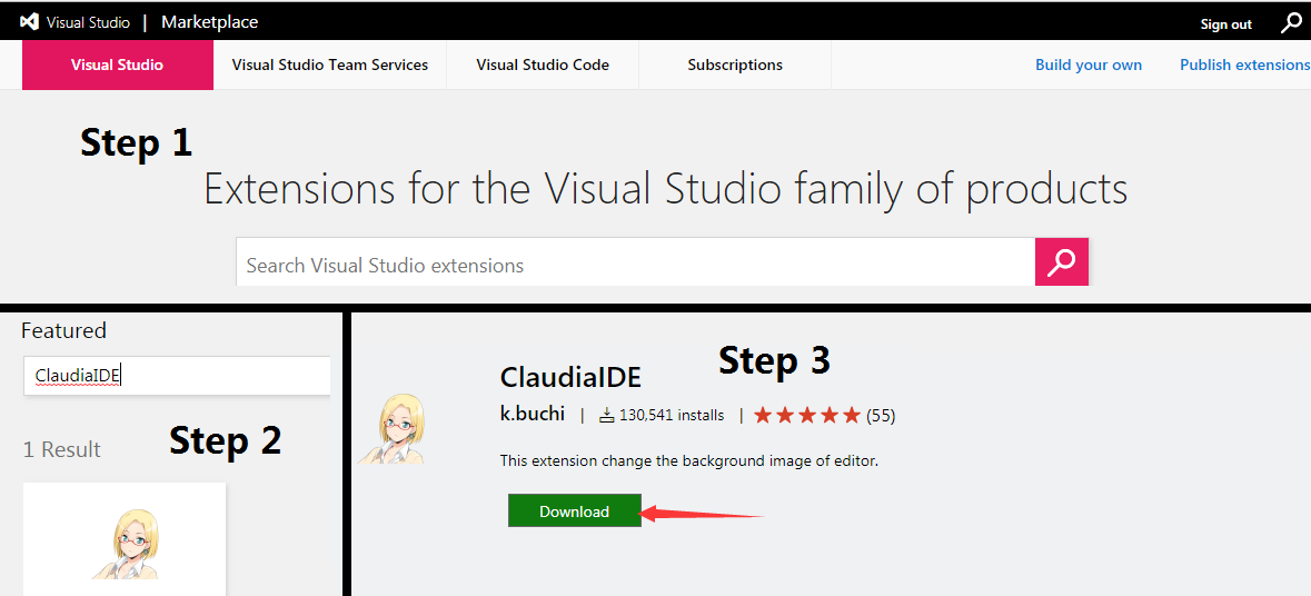 自定义Visual Studio背景 - 哔哩哔哩
