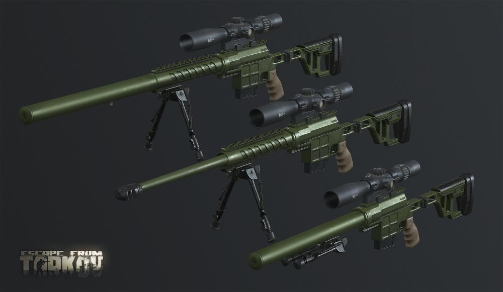 逃离塔科夫武器科普第十一期：LOBAEV ARMS DVL-10/10 M2 轻型狙击枪 - 哔哩哔哩