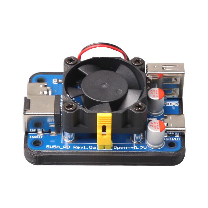 支持PD输入的5V5A电源模块给树莓派5供电演示 - 哔哩哔哩