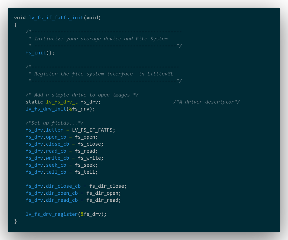 ESP32 LVGL FATFS 文件系统移植 - 哔哩哔哩