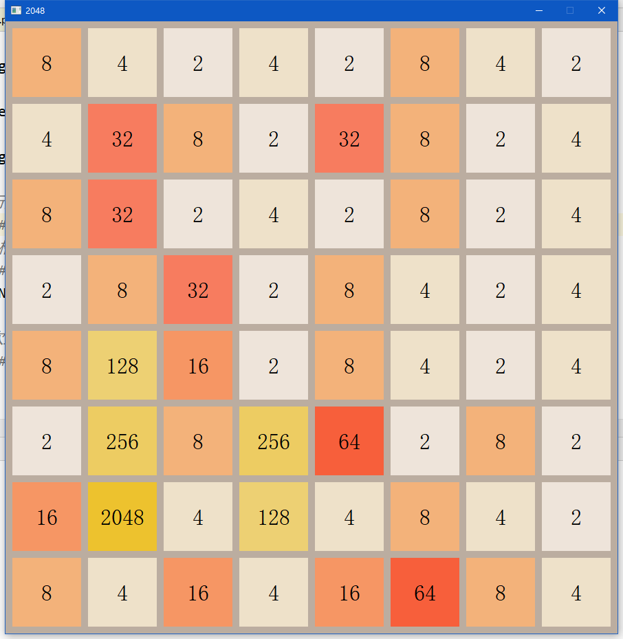 【Python/PySide2】2048游戏教程 - 哔哩哔哩