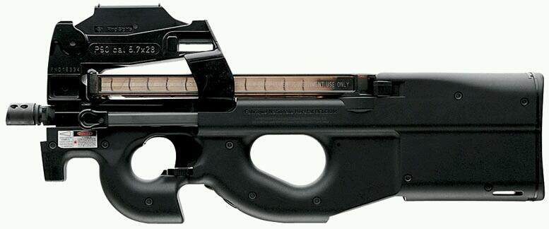 轻武器科普之P90——世界上第一支PDW - 哔哩哔哩