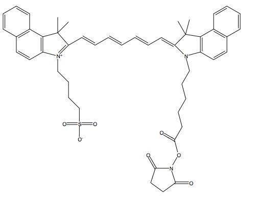 ICG-NHS ester，1622335-40-3，ICG-OSu 能在短时间内标记含胺（-NH2）的蛋白质 - 哔哩哔哩