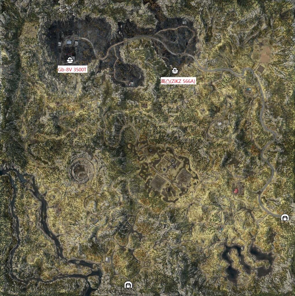 雪地奔驰Snowrunner第九季度(安大略)地图及升级件位置 - 哔哩哔哩