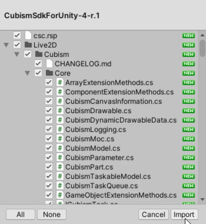 Cubism 4 SDK for Unity试用指南（1/4） - 哔哩哔哩