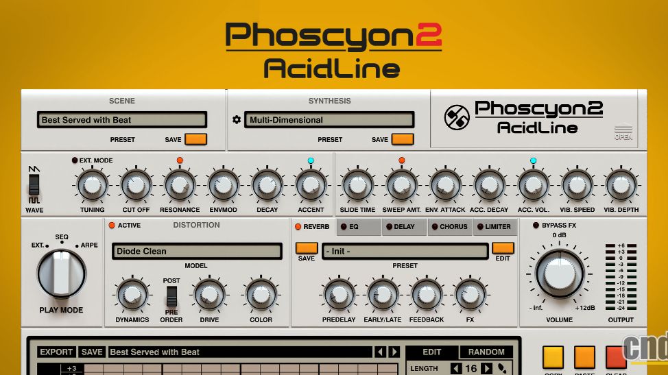 d16 Group推出Phoscyon 2：流行的303贝司合成器插件获得重大升级 - 哔哩哔哩