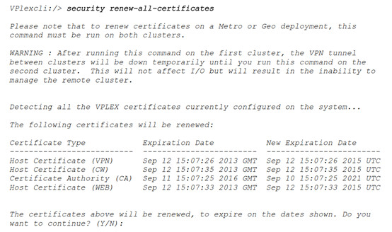 [VPLEX]更新证书 - 哔哩哔哩